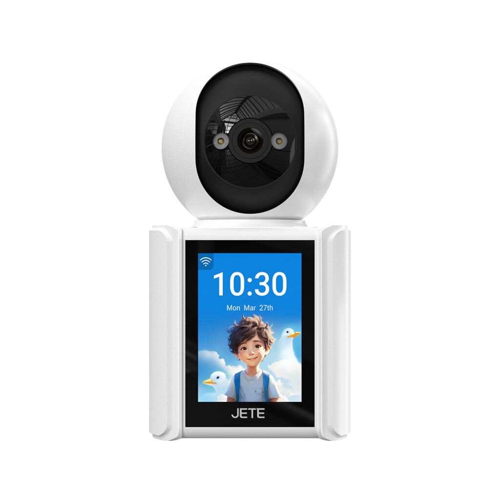 JETE CCTV Ip Cam Indoor CT2 PTZ Camera with Screen 2MP Two Way Video ...