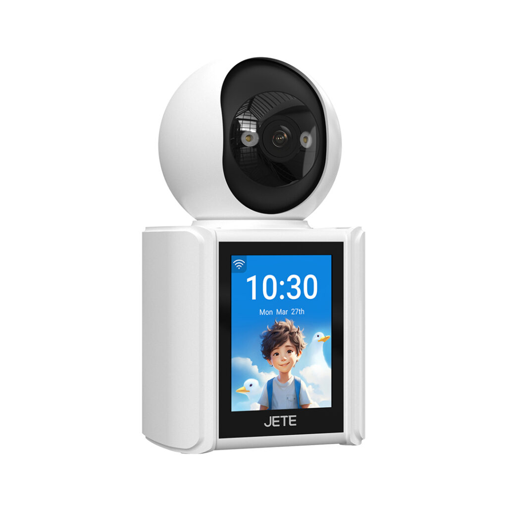 JETE CCTV Ip Cam Indoor CT2 PTZ Camera with Screen 2MP Two Way Video ...